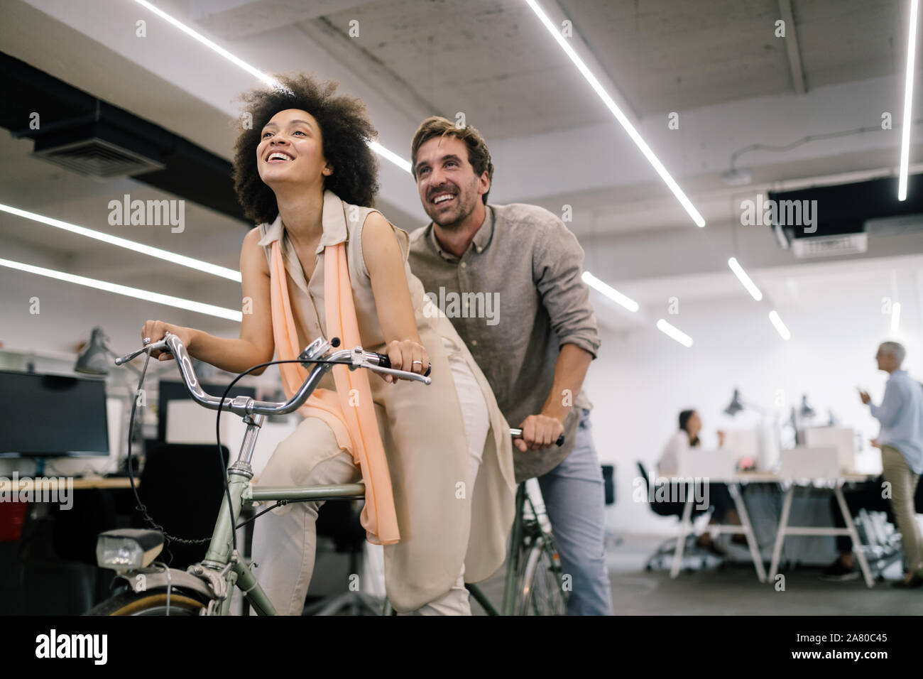 Business people good teamwork in office. Teamwork successful meeting ...