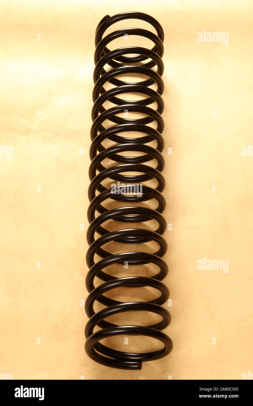 new metal springs texture background Stock Photo - Alamy