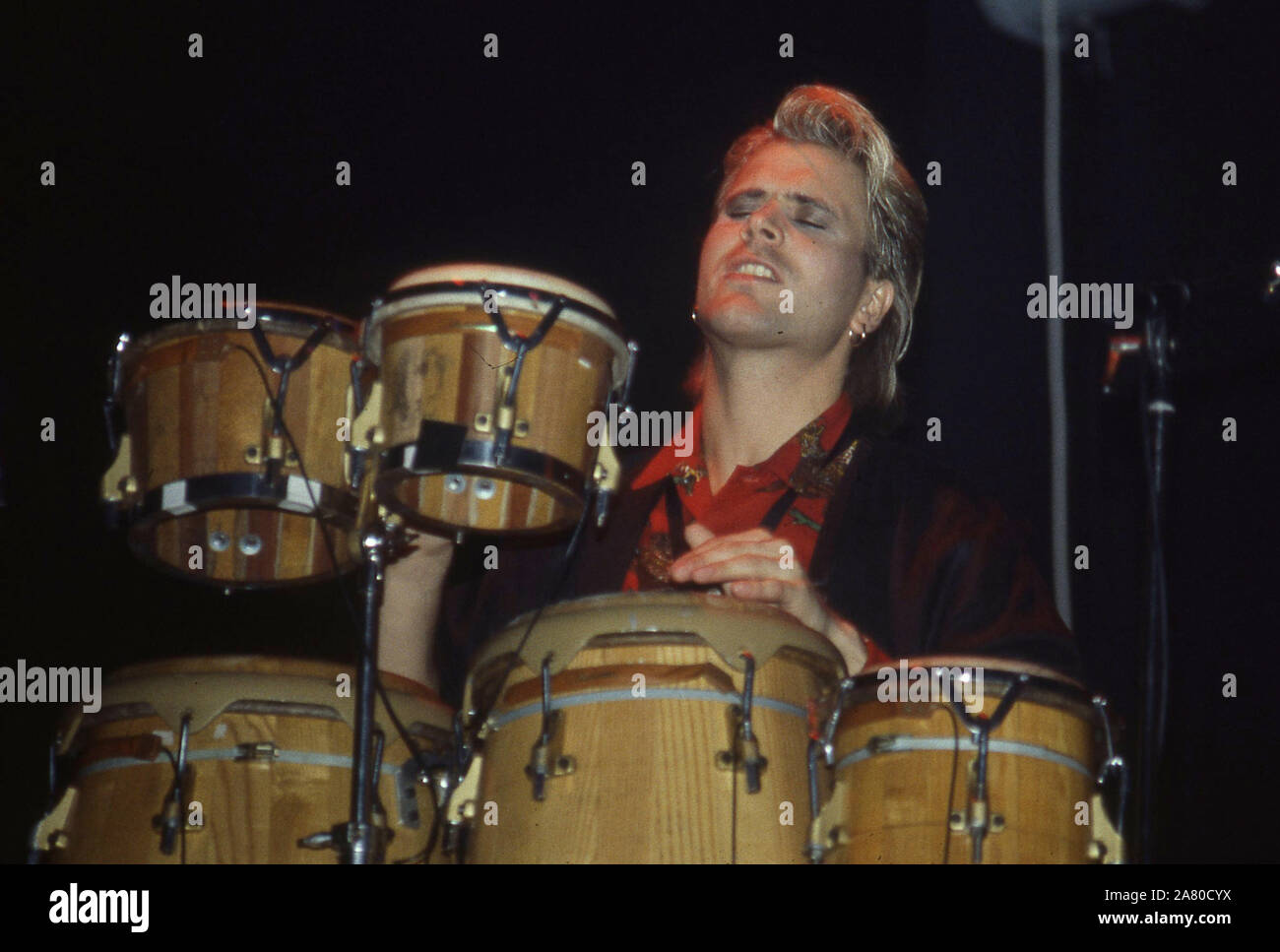 Spandau Ballet on stage in London 1985: John Keeble Stock Photo - Alamy
