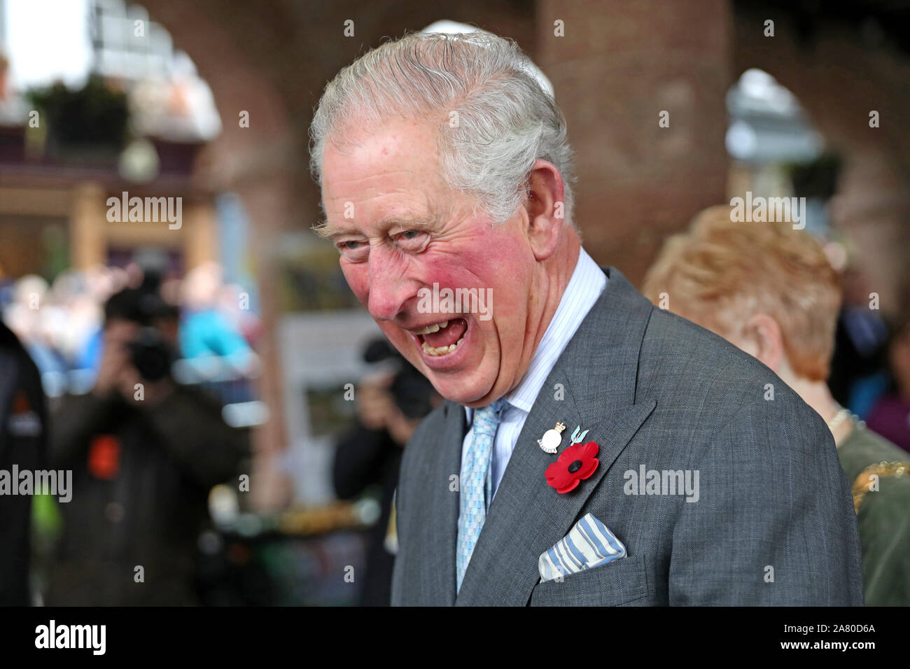 The Prince of Wales during a visit to Ross-on-Wye to officially launch ...