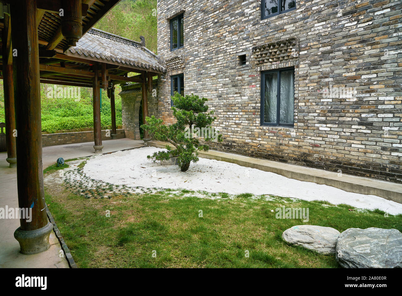 SHENZHEN, CHINA - CIRCA APRIL, 2019: a building located at Gankeng ...