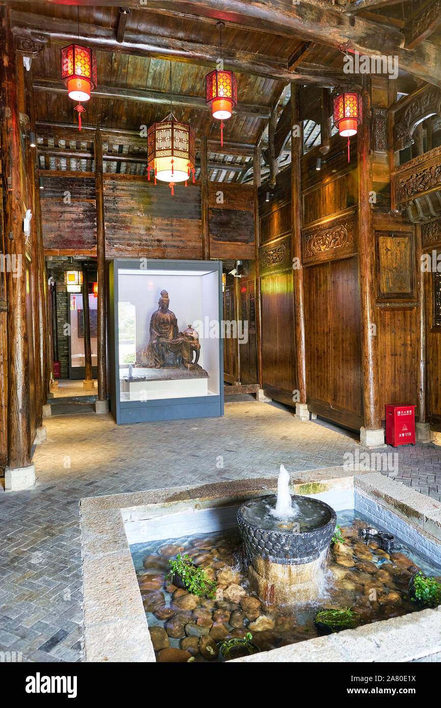 SHENZHEN, CHINA - CIRCA APRIL, 2019: interior shot of a building in ...