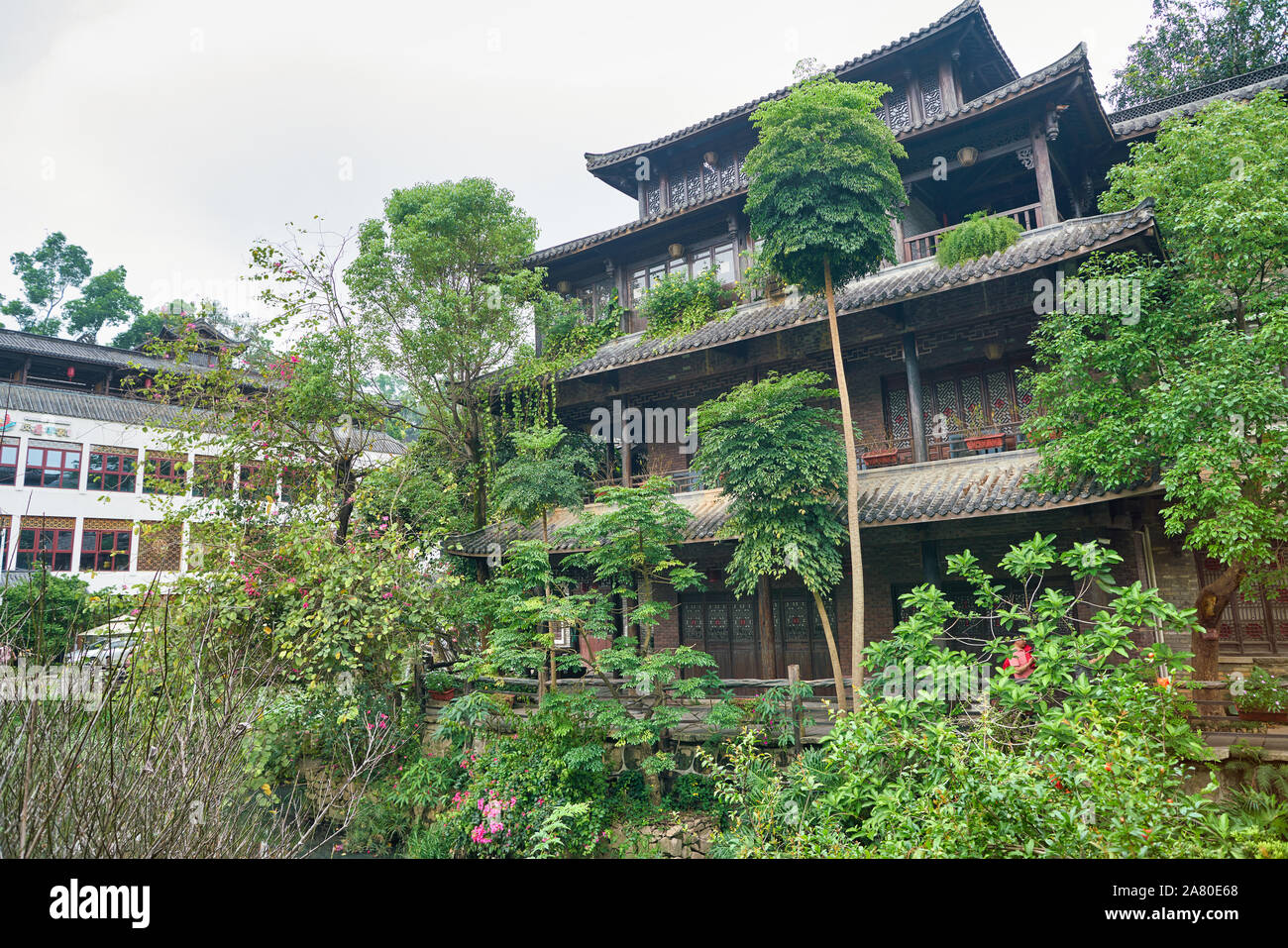 SHENZHEN, CHINA - CIRCA APRIL, 2019: a building located at Gankeng ...