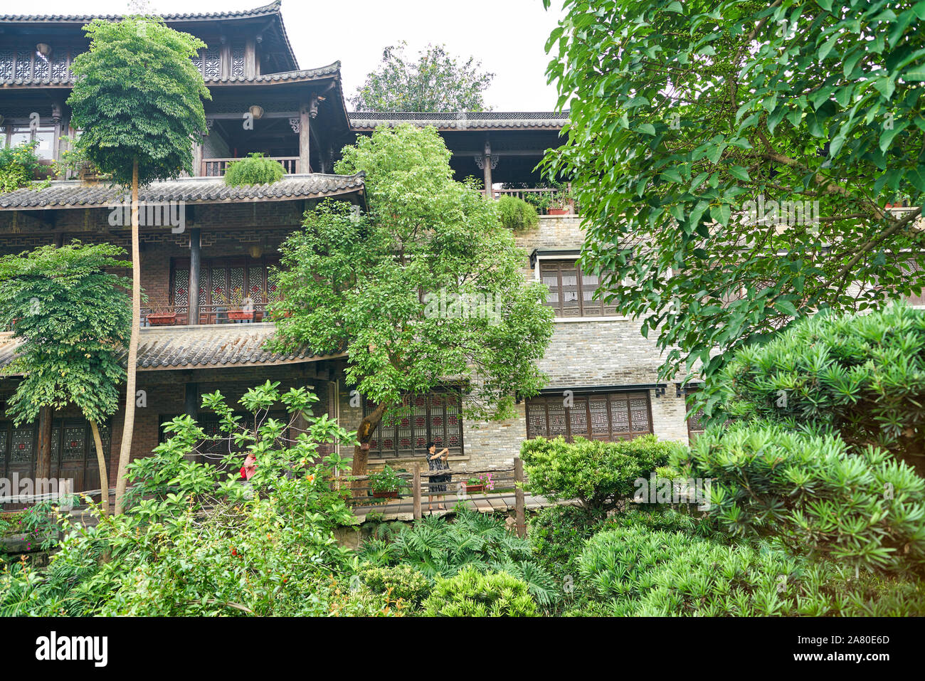 SHENZHEN, CHINA - CIRCA APRIL, 2019: a building located at Gankeng ...
