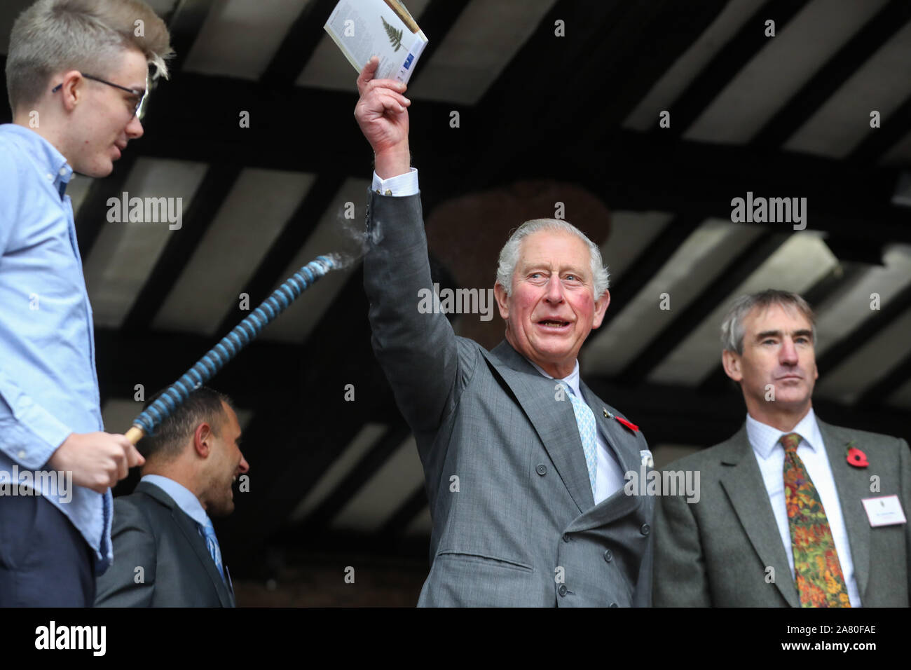 The Prince of Wales lights a beacon to officially launch the Gilpin ...