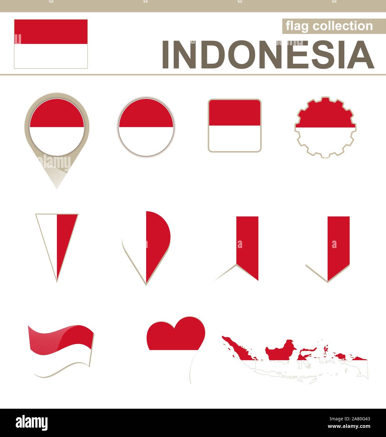 Jakarta travel concept country Stock Vector Images - Alamy