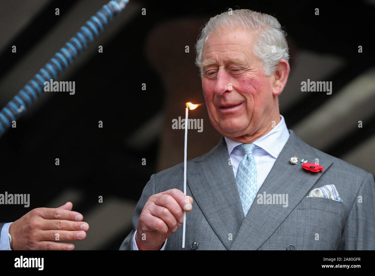 The Prince of Wales lights a beacon to officially launch the Gilpin ...