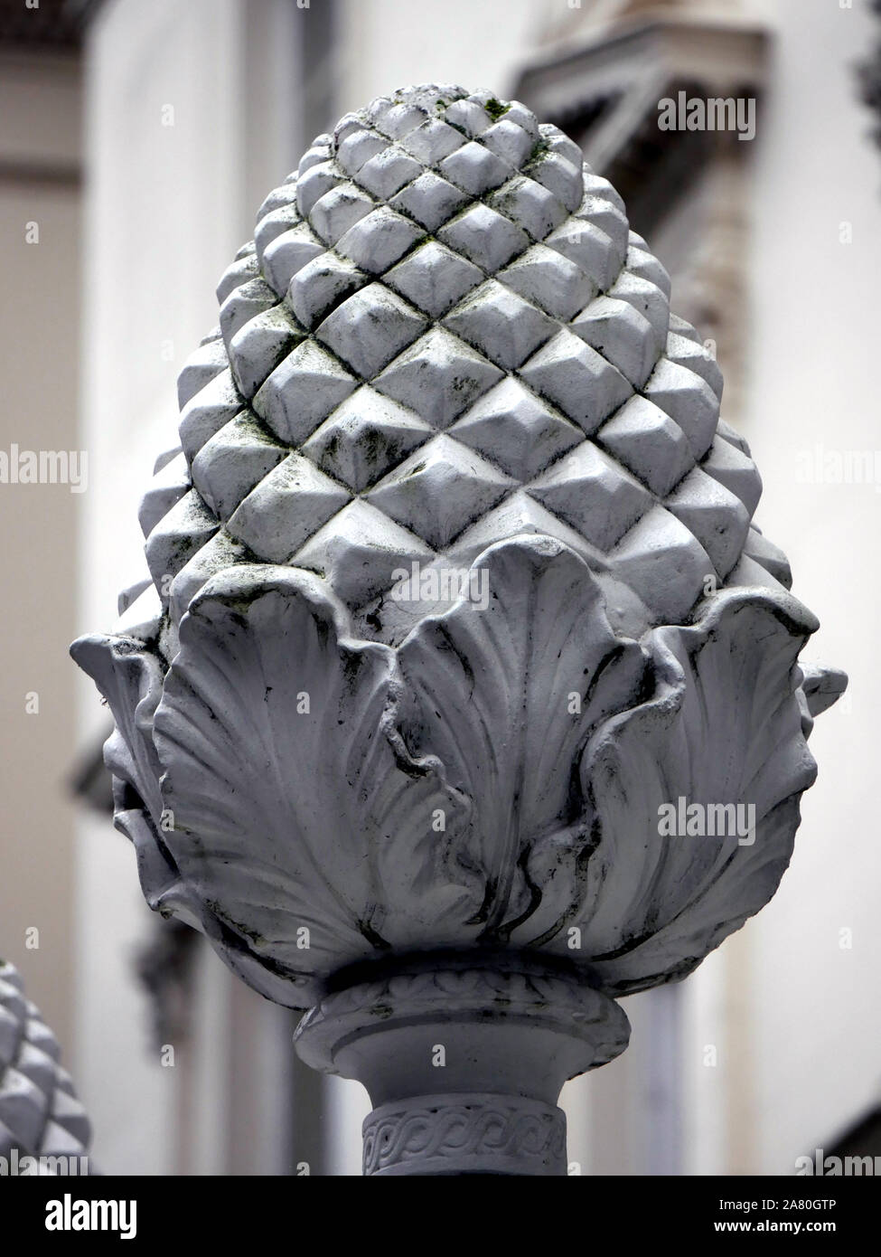 Ornamental stone pineapple Stock Photo - Alamy