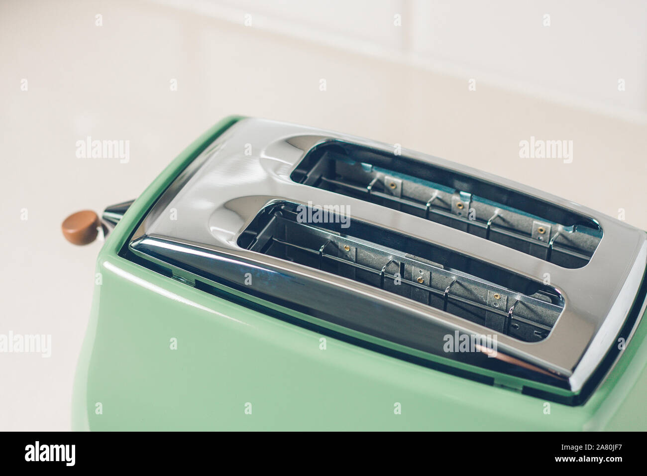 Toaster in vintage style closeup Stock Photo - Alamy