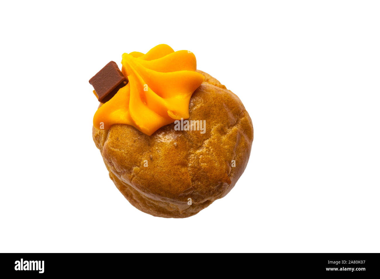 Profiteroles filled with chocolate mousse Cut Out Stock Images ...