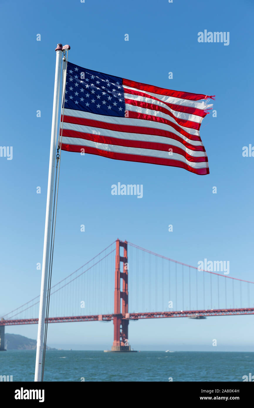 Flag flying flying flag hi-res stock photography and images - Alamy
