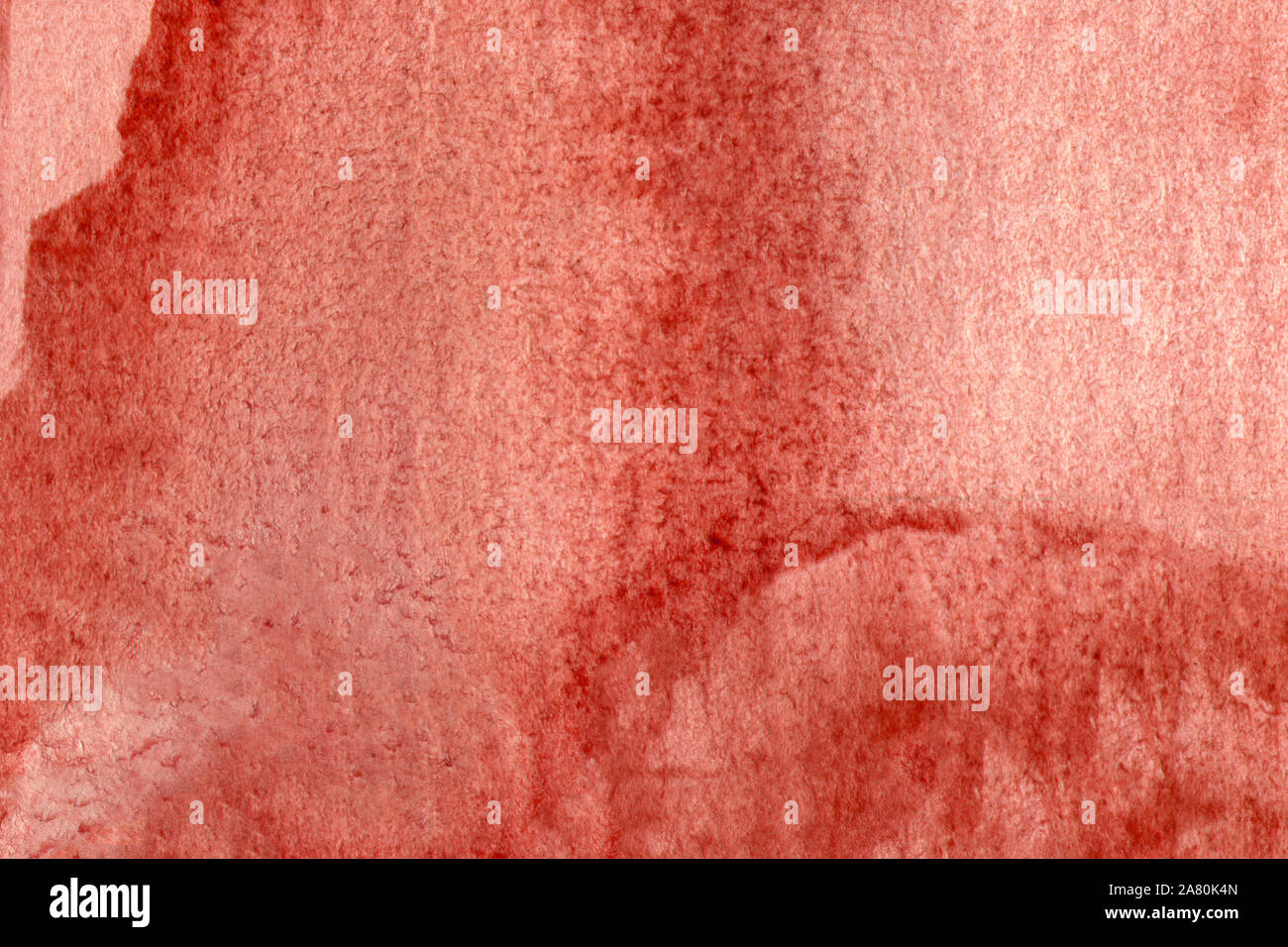 Abstract hand painted on paper red watercolor texture. Design element ...