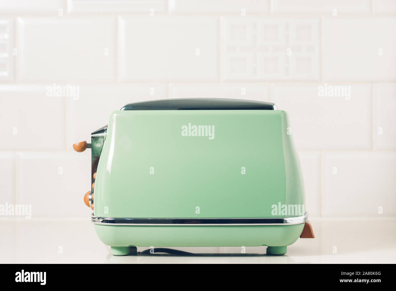 Closeup black shiny toaster hi-res stock photography and images - Alamy