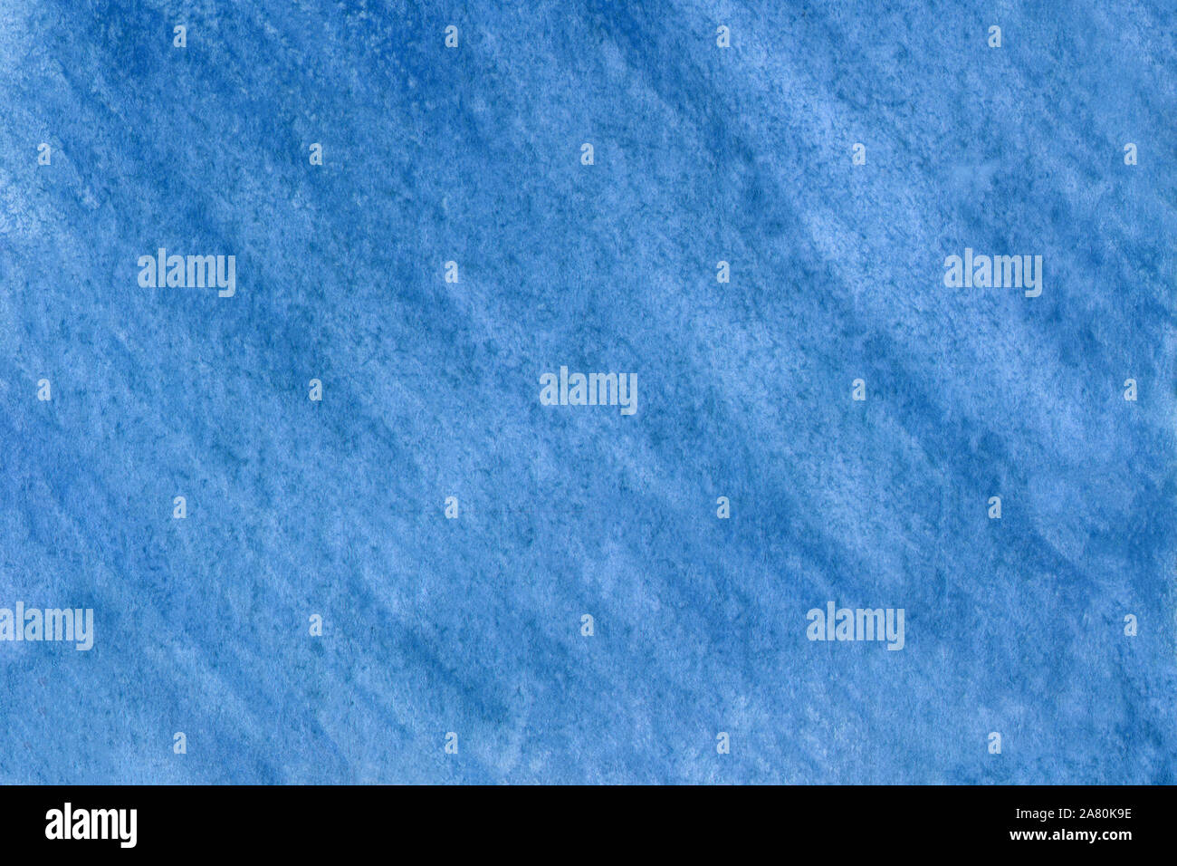 Watercolor blue background on paper. For design, decoration, surfaces ...