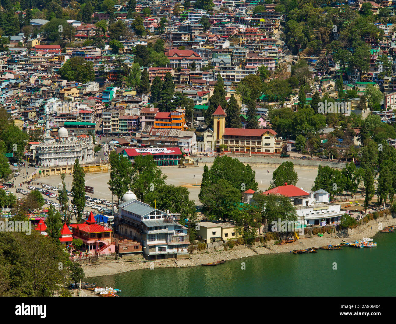 The hill station of Nainital, Uttarakhand, India Stock Photo - Alamy