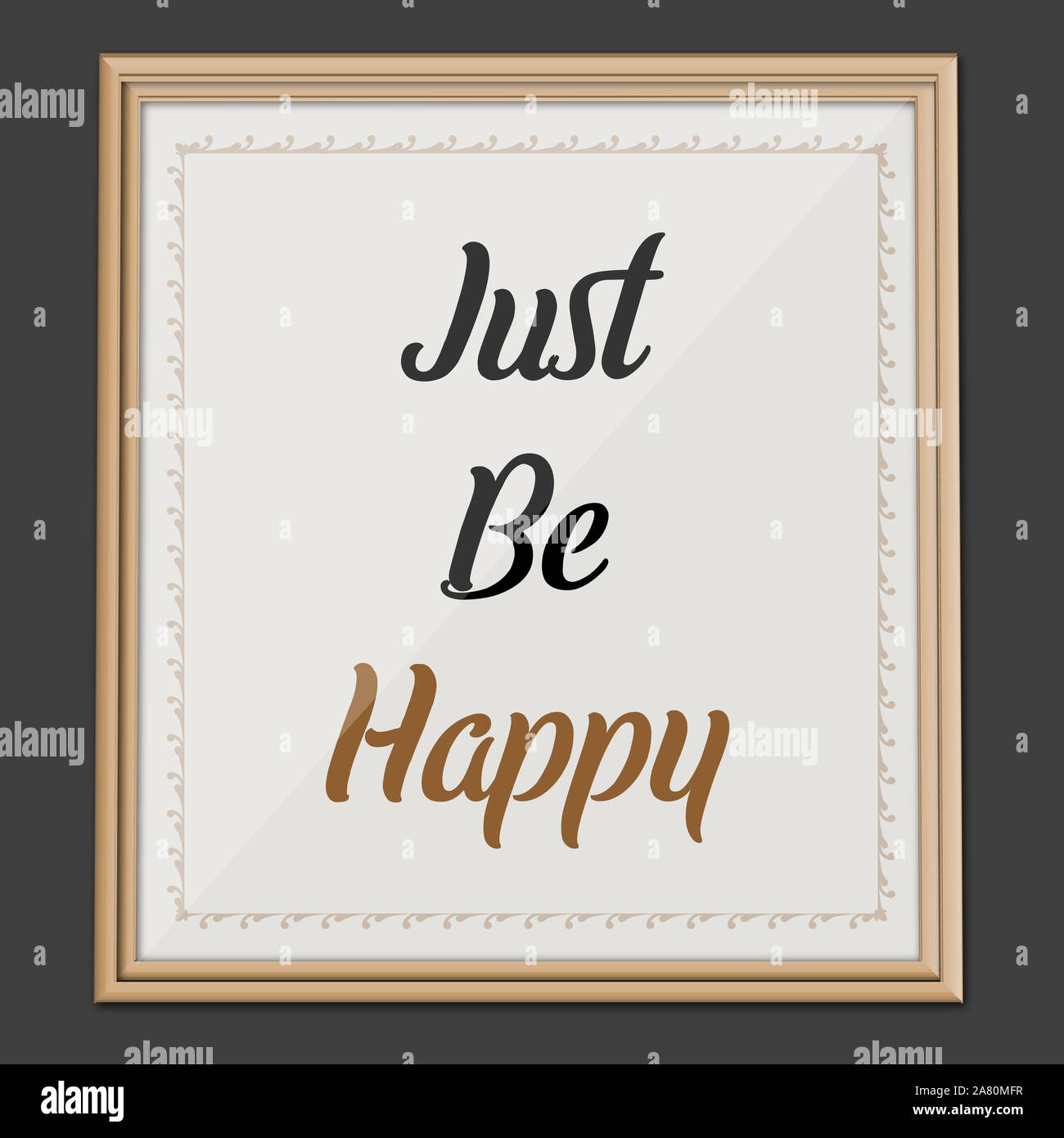 Motivation and Inspirational Quote Wall art Poster Stock Photo - Alamy
