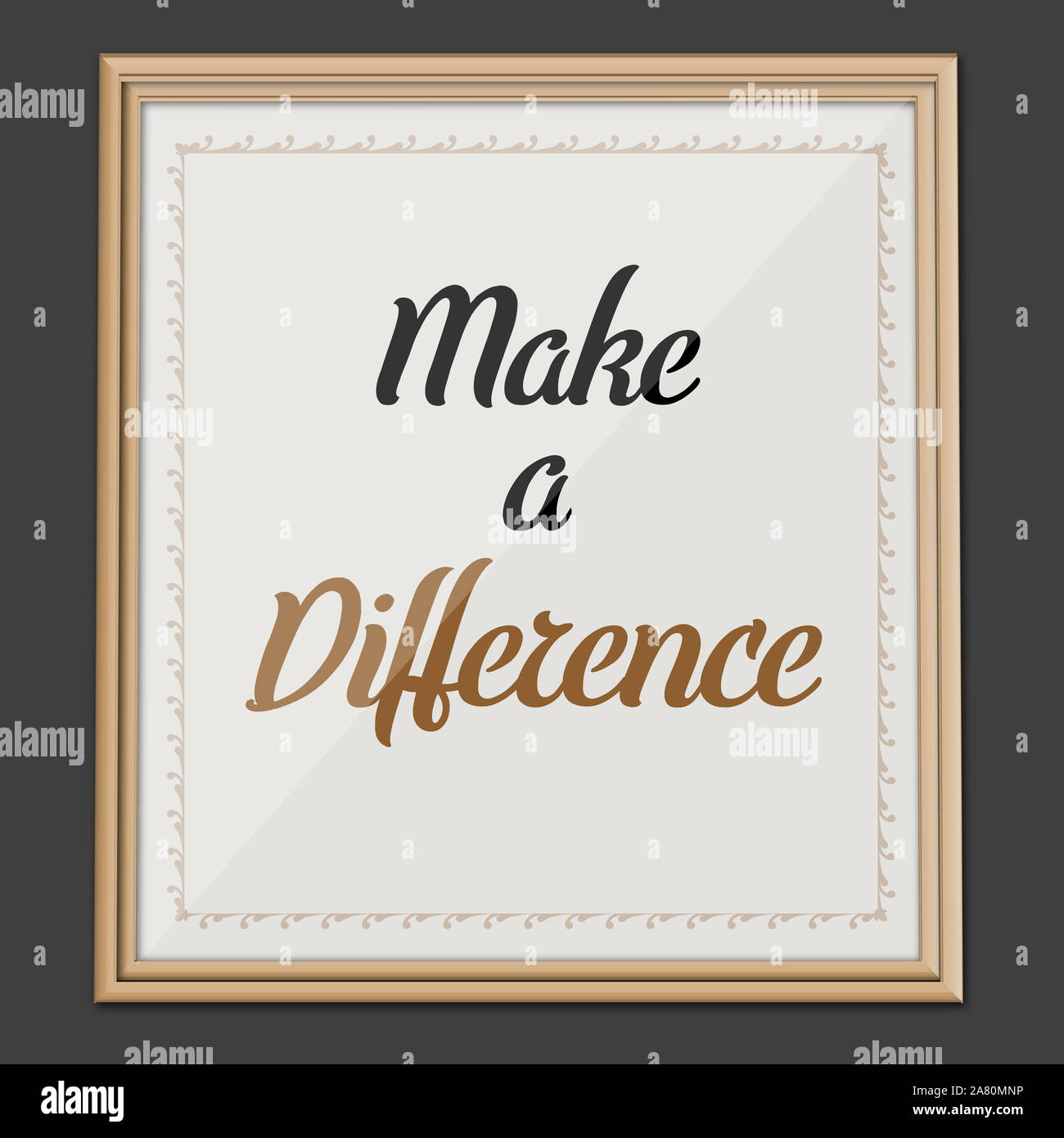 Make a Difference. Motivation and Inspirational Quote Wall art Poster ...