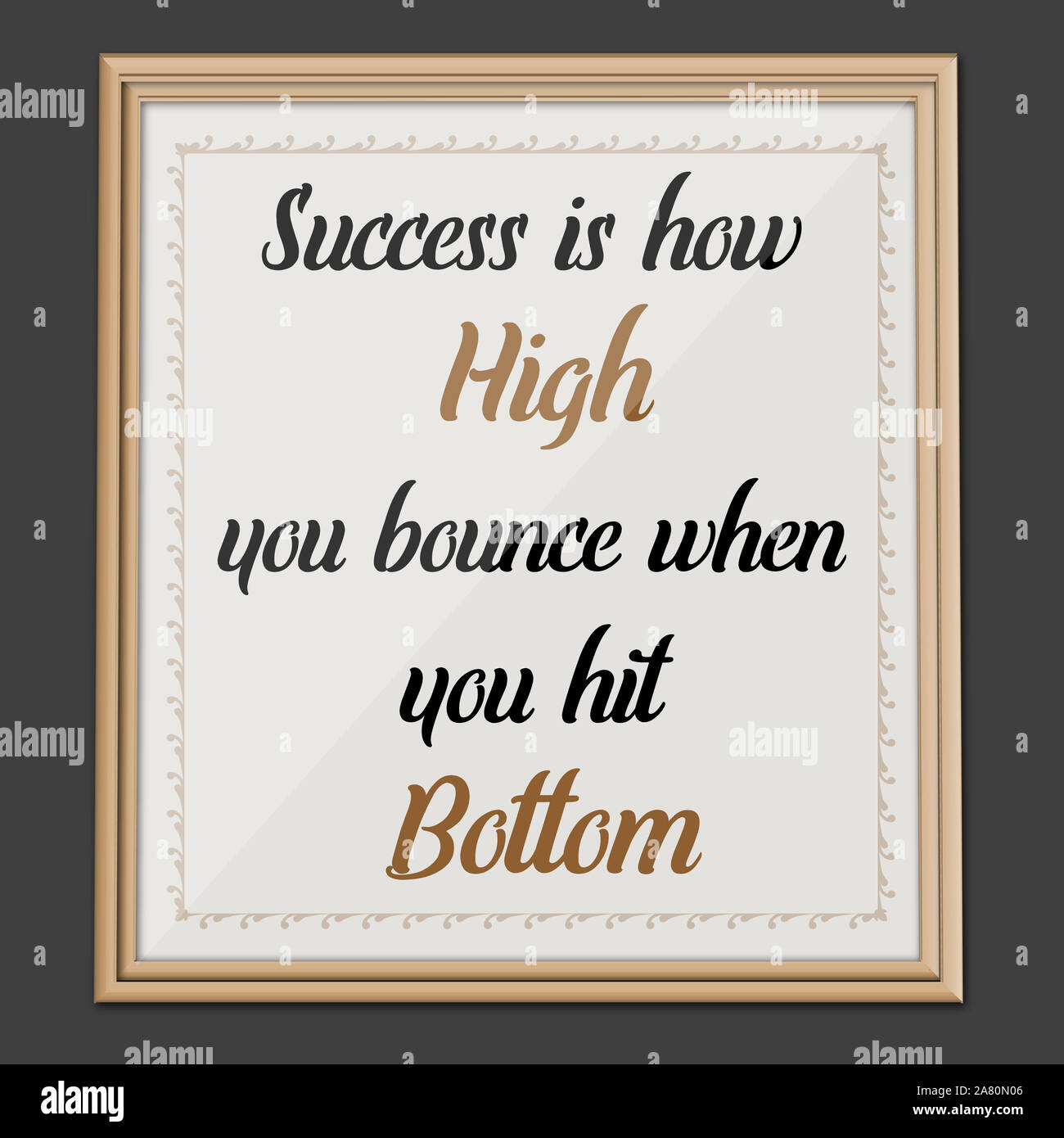 Success is How High You. Motivation and Inspirational Quote Wall art ...