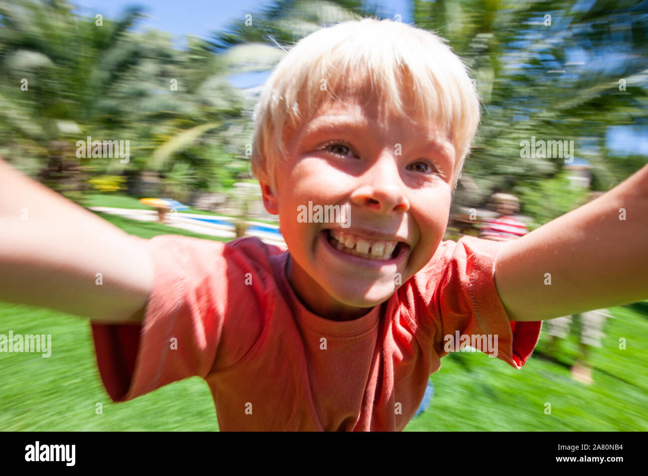 Boy being active hi-res stock photography and images - Alamy
