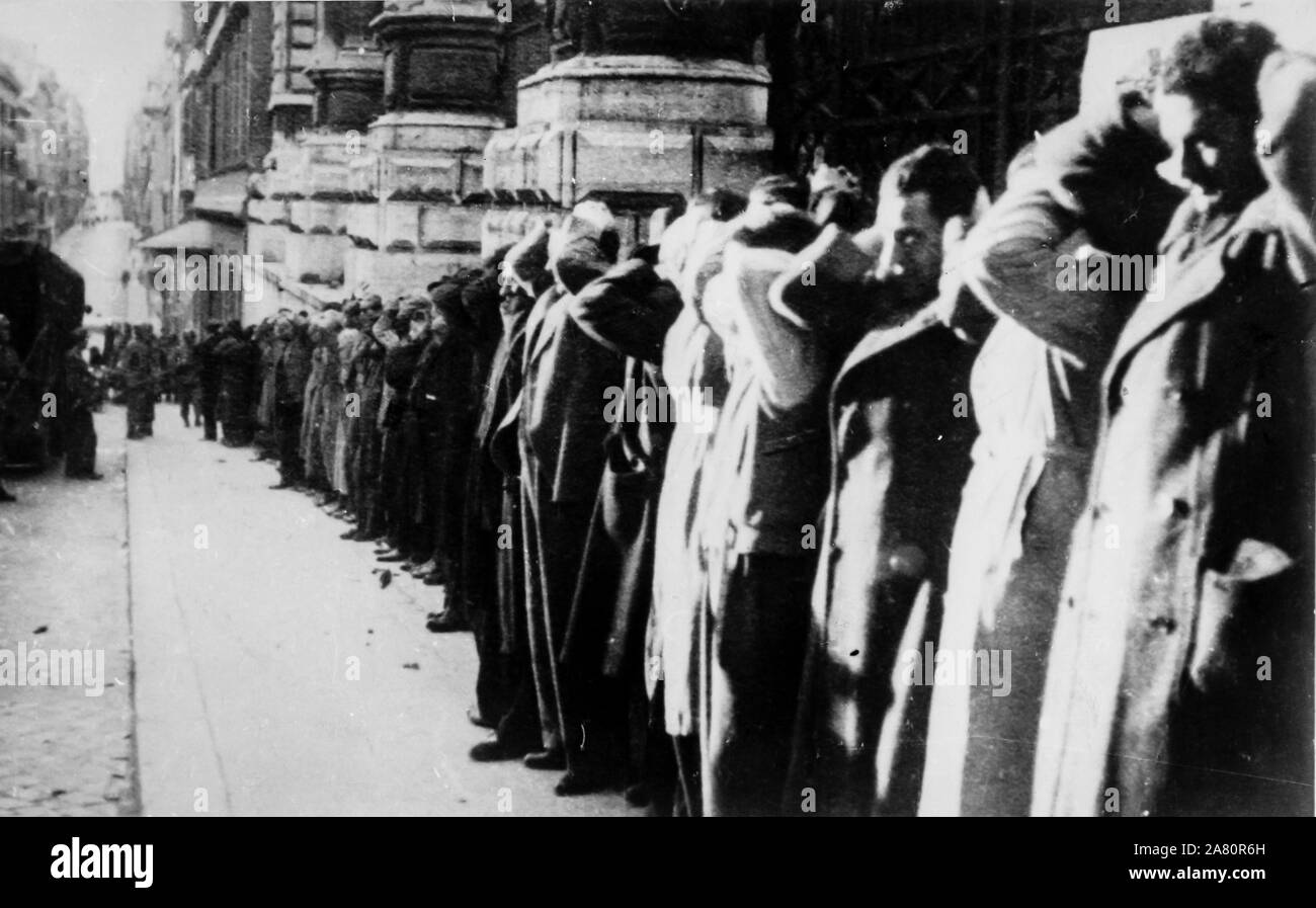 mopping up of civilians in the adjacent streets via rasella, rome, 1944 ...