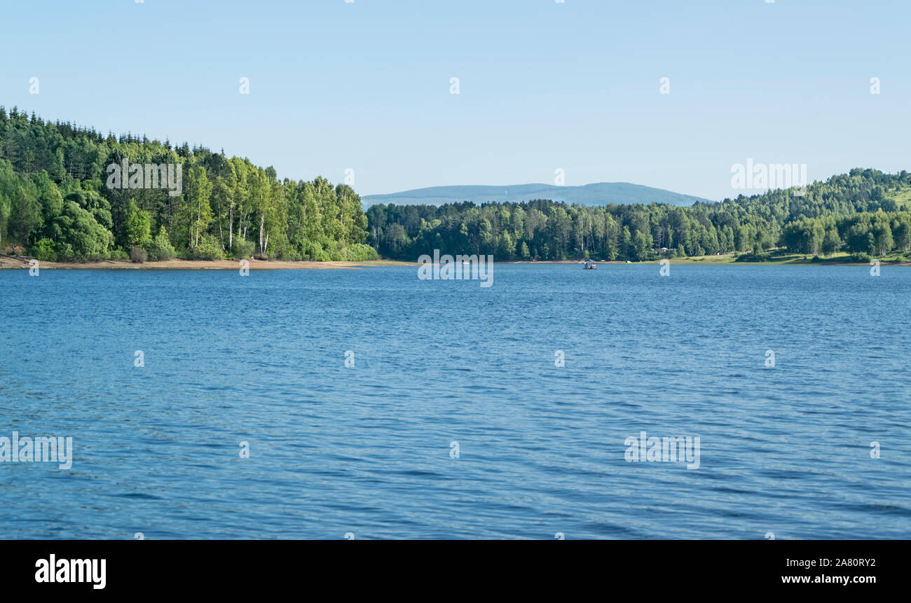 Beautiful Vlasina Lake (Serbia) in summer Stock Photo - Alamy