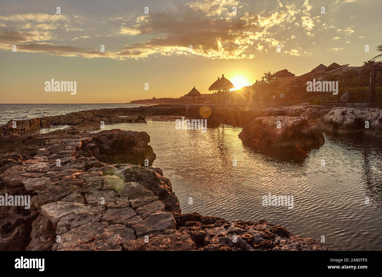 Mexican Natural Pool Stock Photo - Alamy