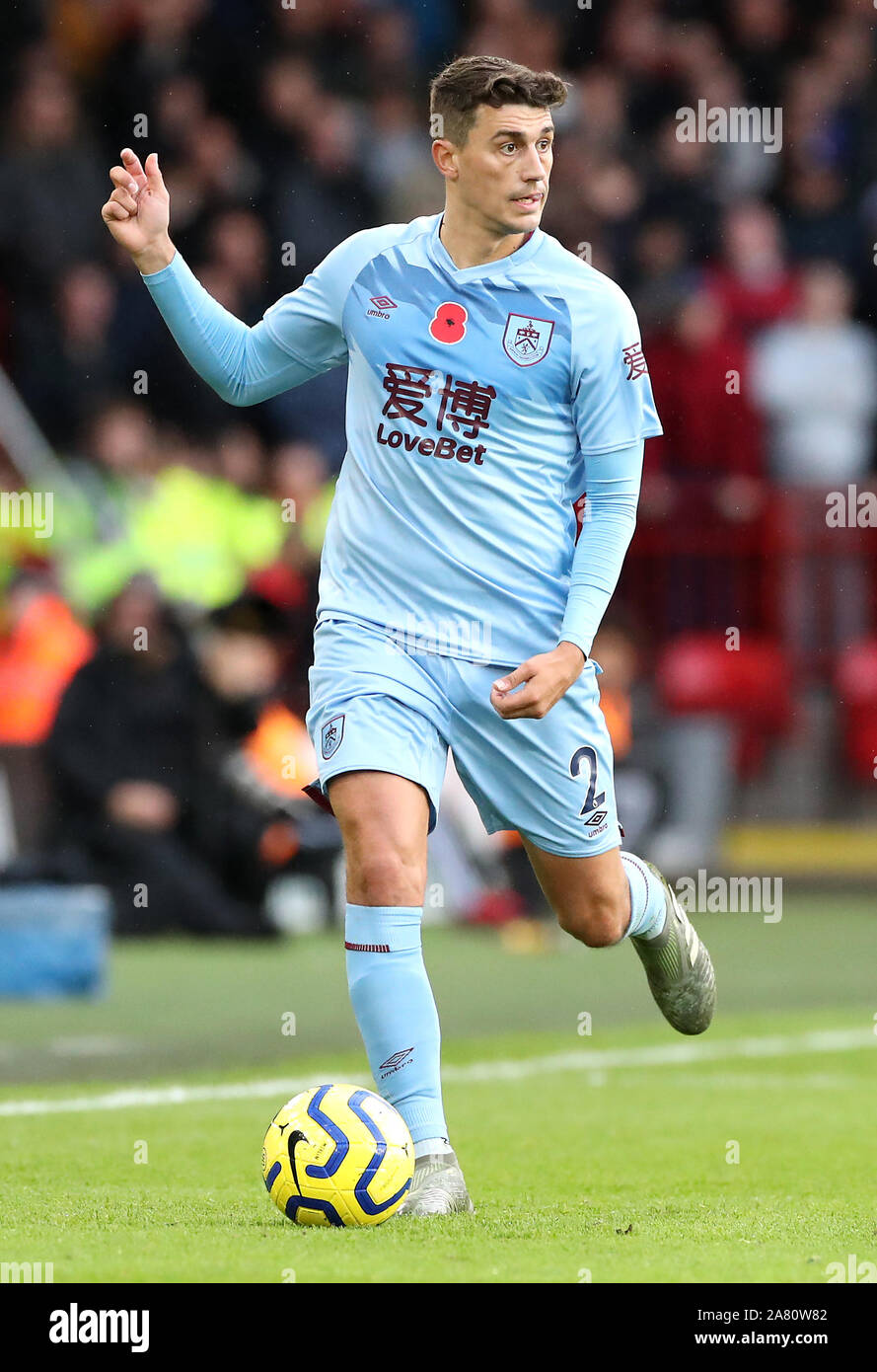 Burnley's Matthew Lowton Stock Photo - Alamy
