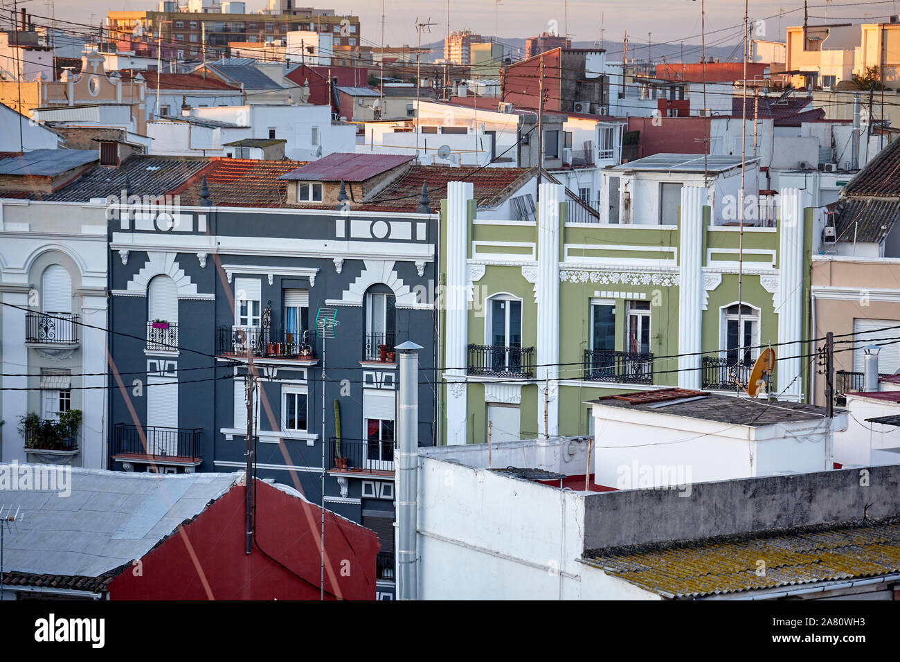 Valencia colour architecture hi-res stock photography and images - Alamy