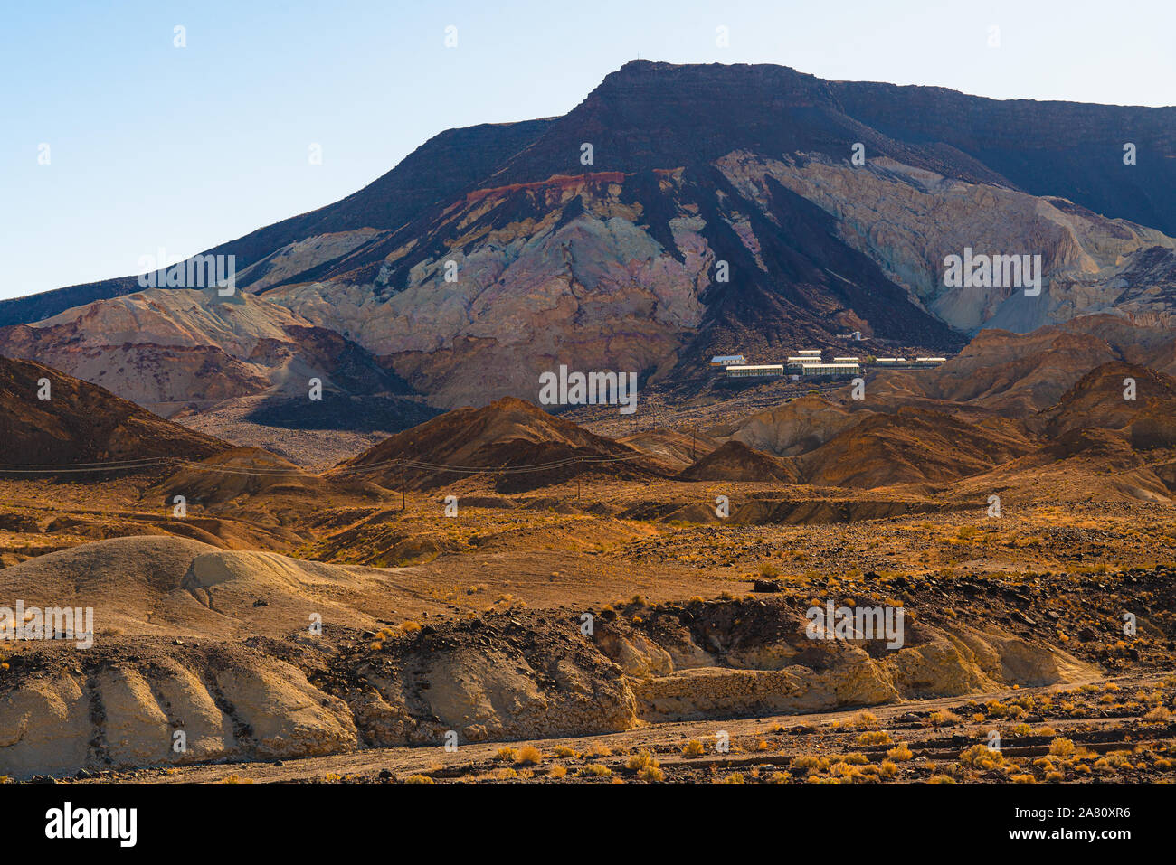 Death Valley, the hottest place on Earth. Road trip, scenic view ...