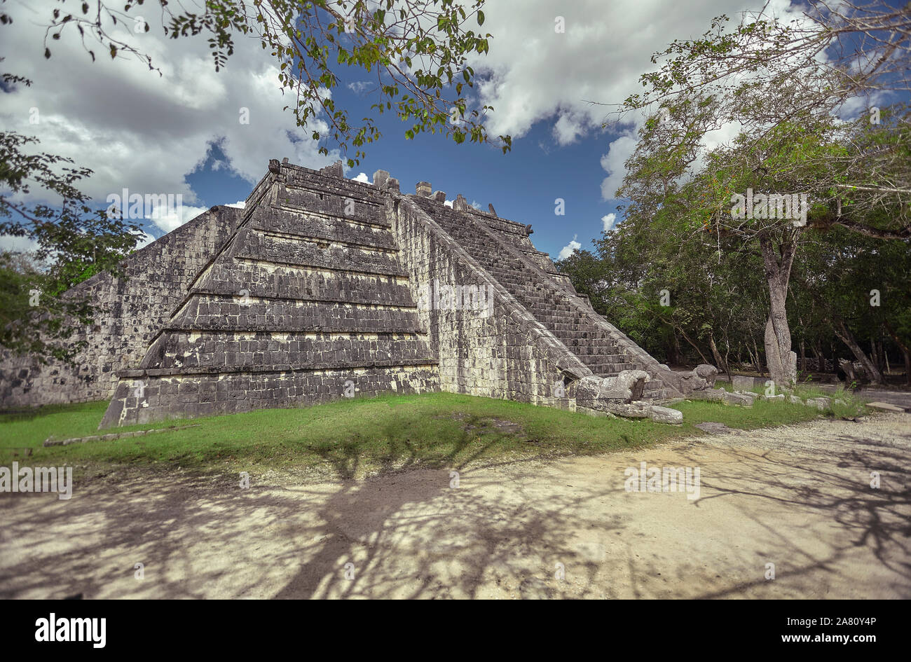 Side view of a pyramid #2 Stock Photo - Alamy