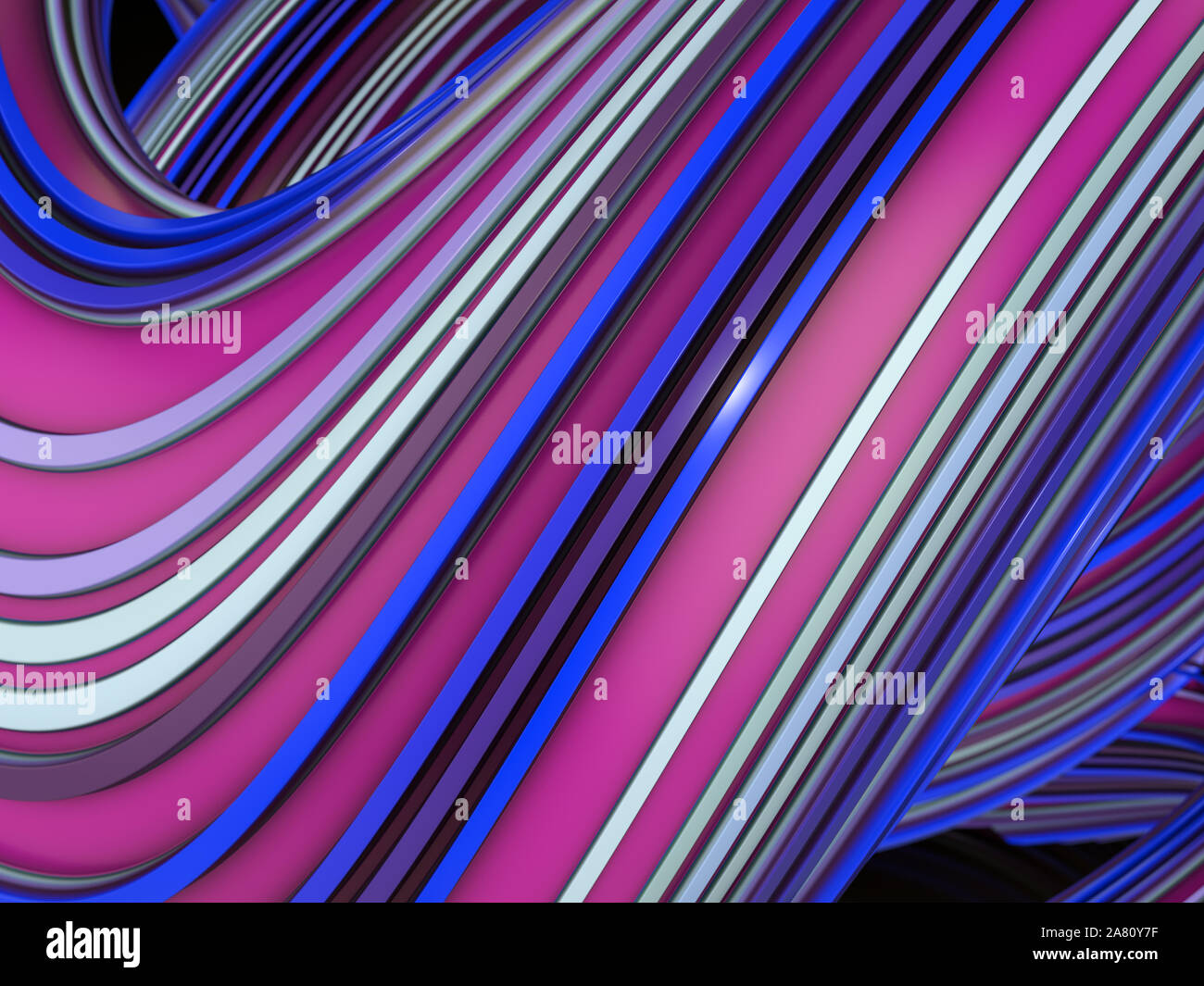 Colors lines formed abstract background. 3D illustration Stock Photo ...