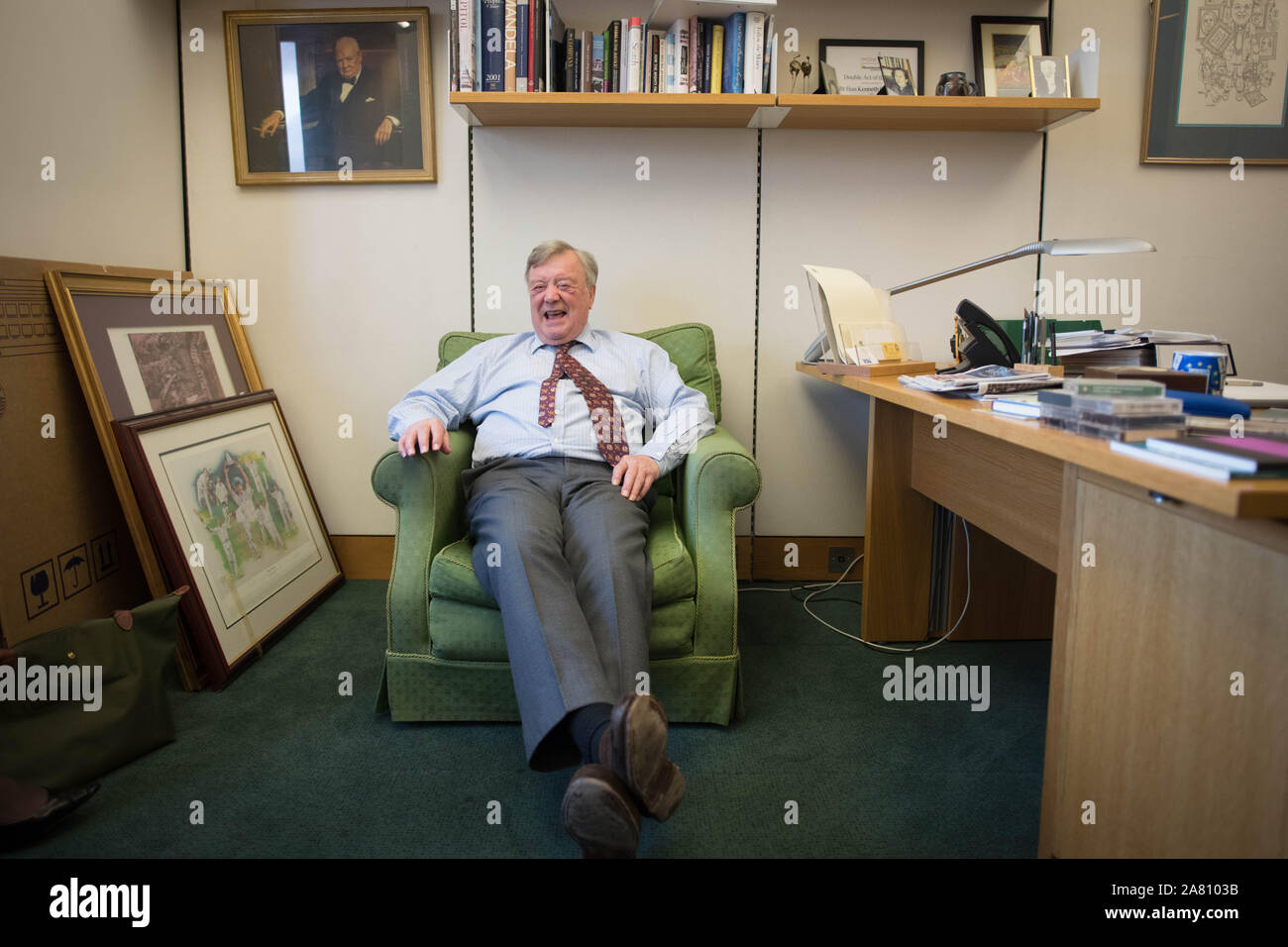 Kenneth Clarke, MP for Rushcliffe, and Father of the House in his ...