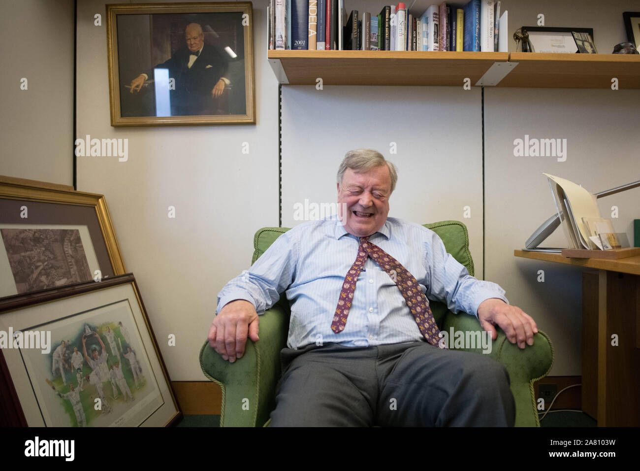 Kenneth Clarke, MP for Rushcliffe, and Father of the House in his ...