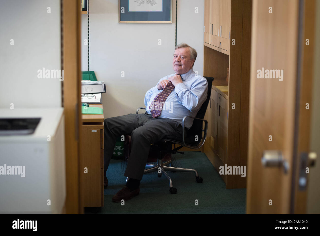 Kenneth Clarke, MP for Rushcliffe, and Father of the House in his ...