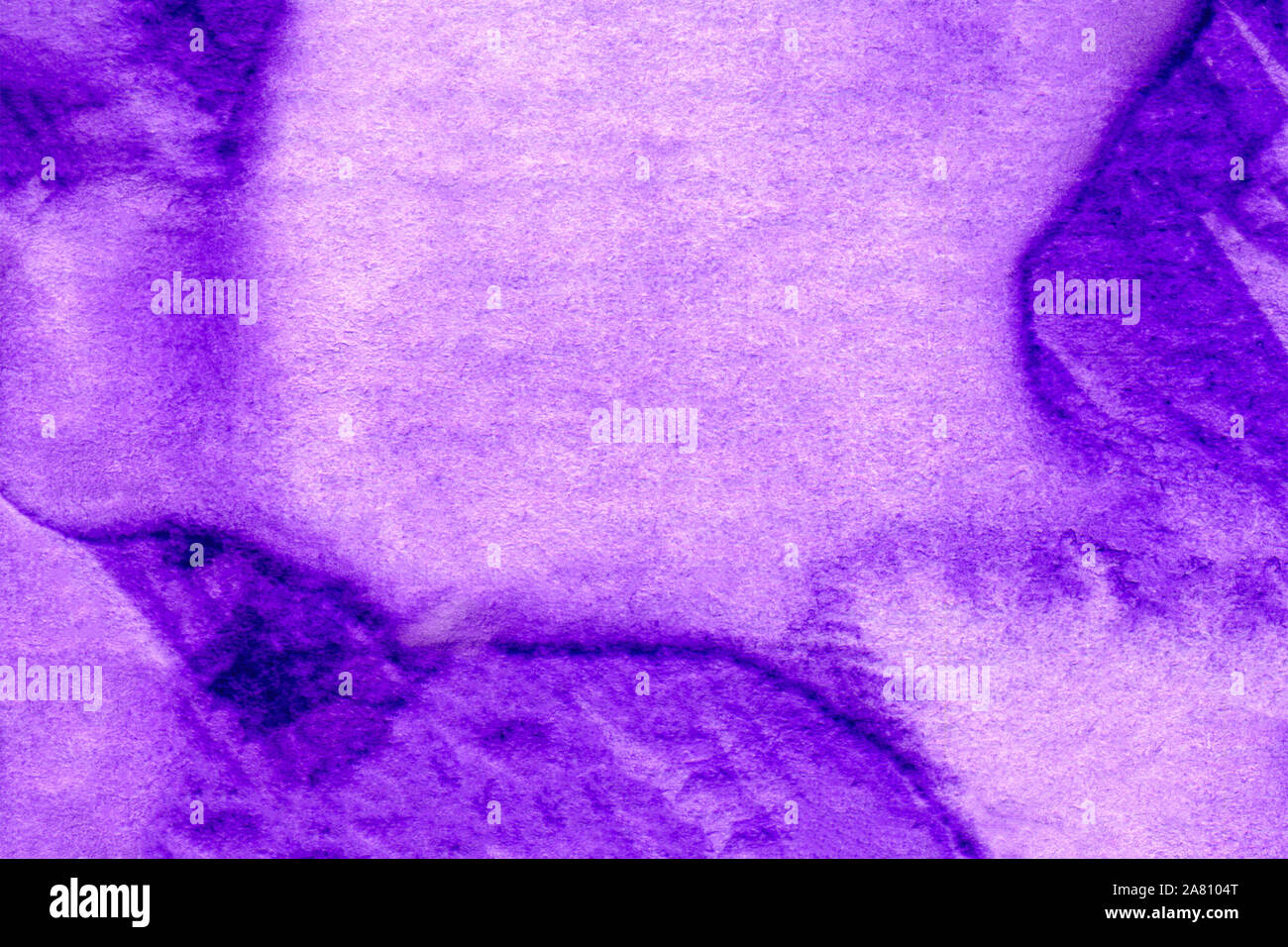 Design violet element. Abstract hand painted on paper watercolor ...