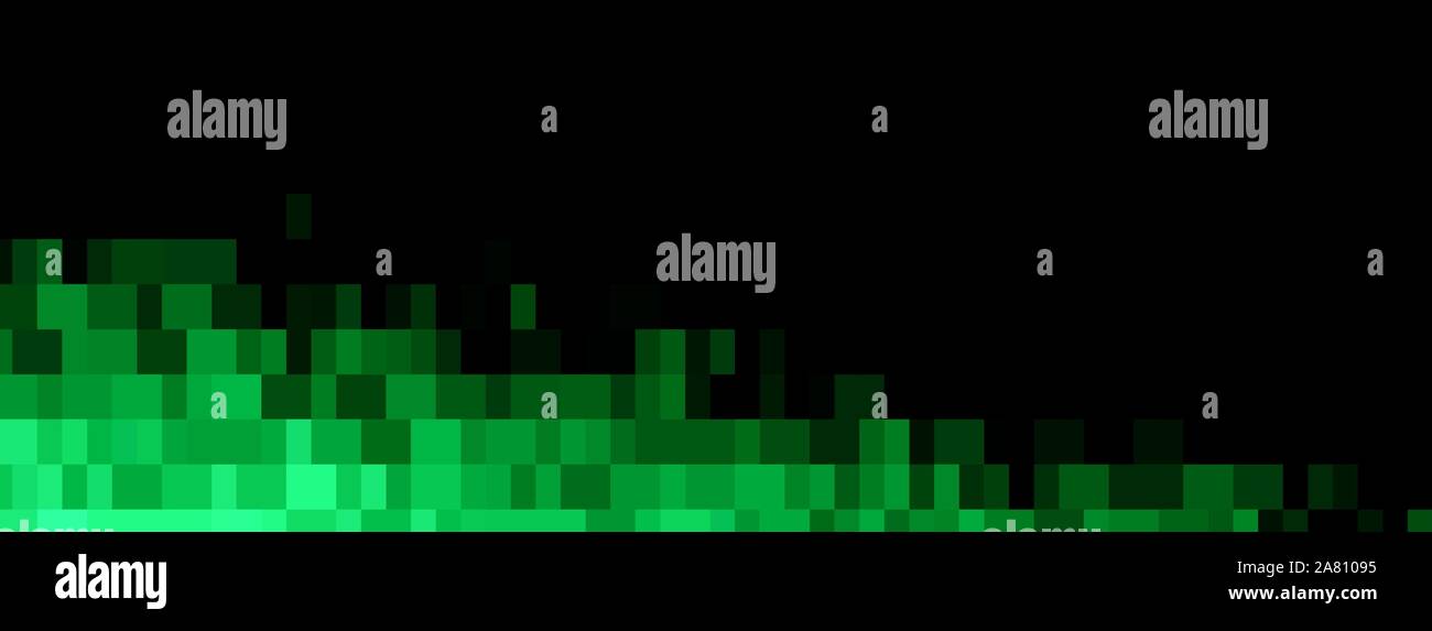 Green widescreen texture pixel ultra background Stock Photo - Alamy