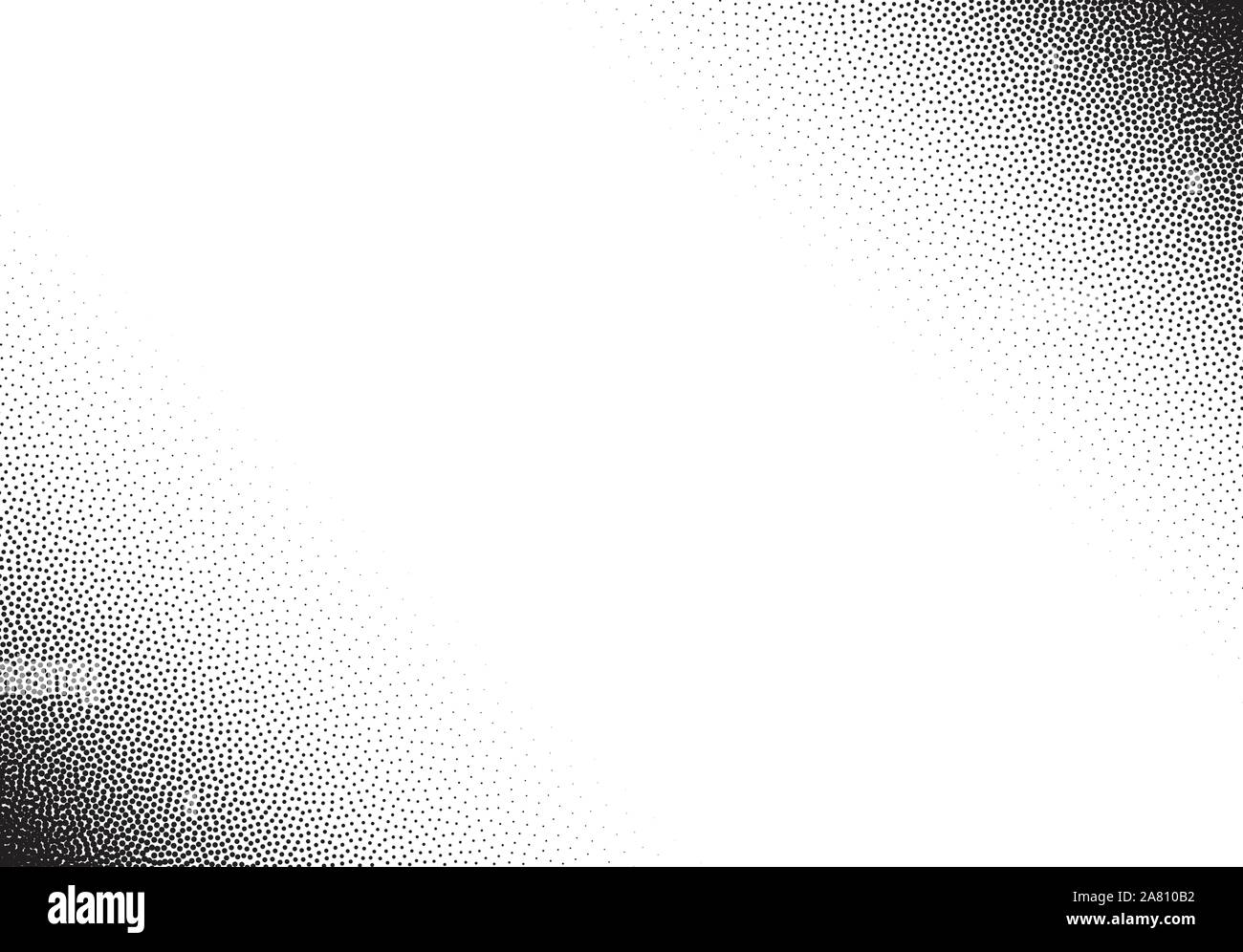 Dotwork gradient background, black and white scattered stipple dots ...