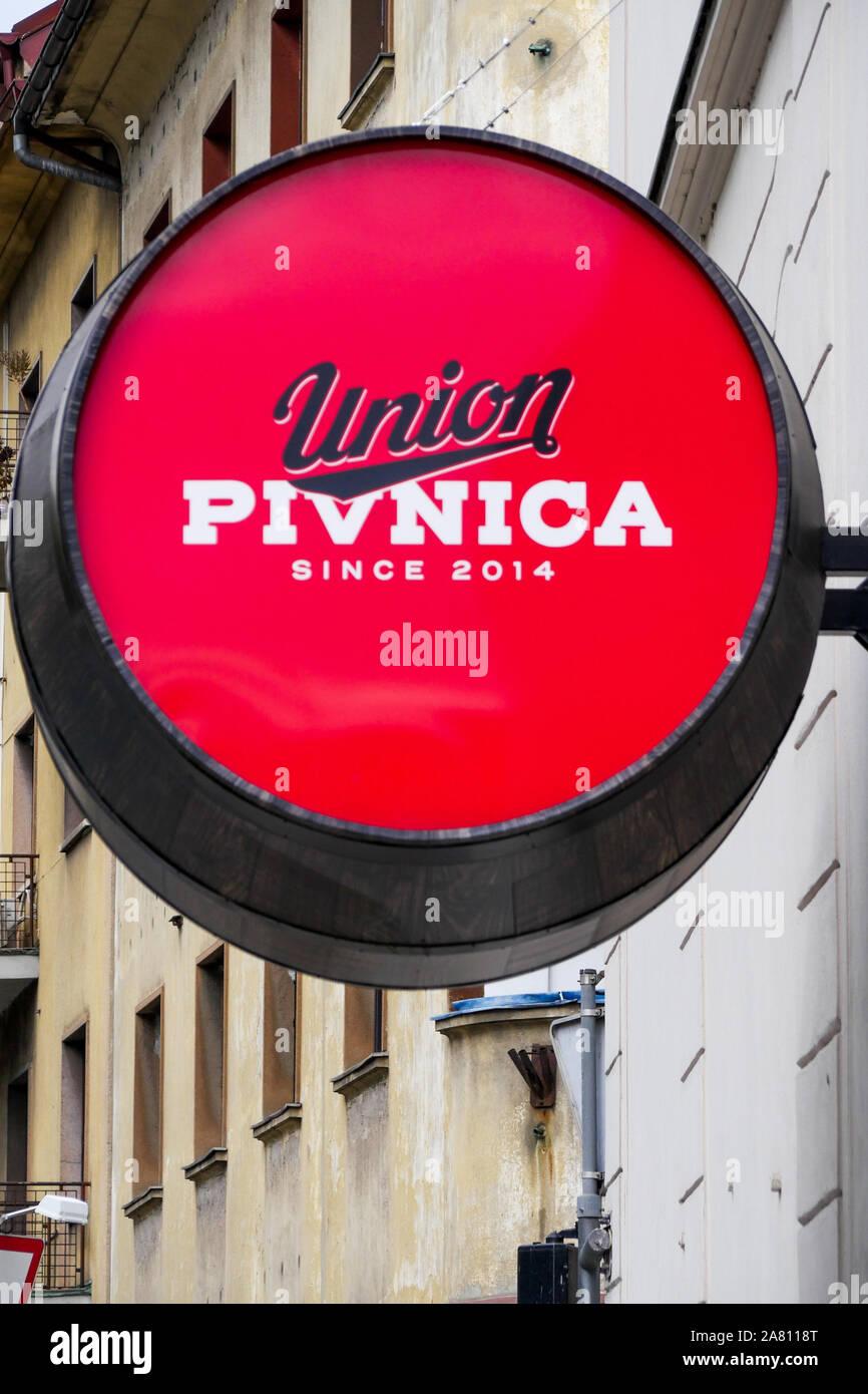 Union pivo sign hi-res stock photography and images - Alamy