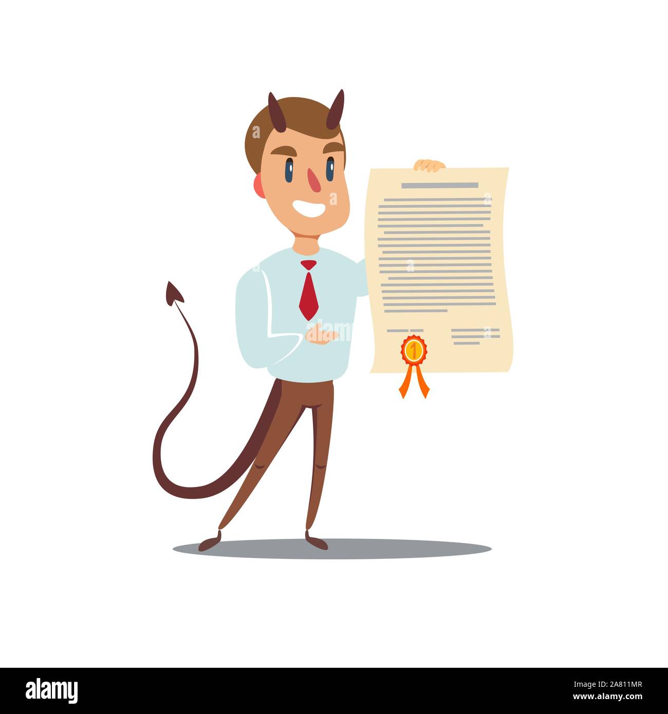 Man male cartoon devil satan hi-res stock photography and images - Alamy