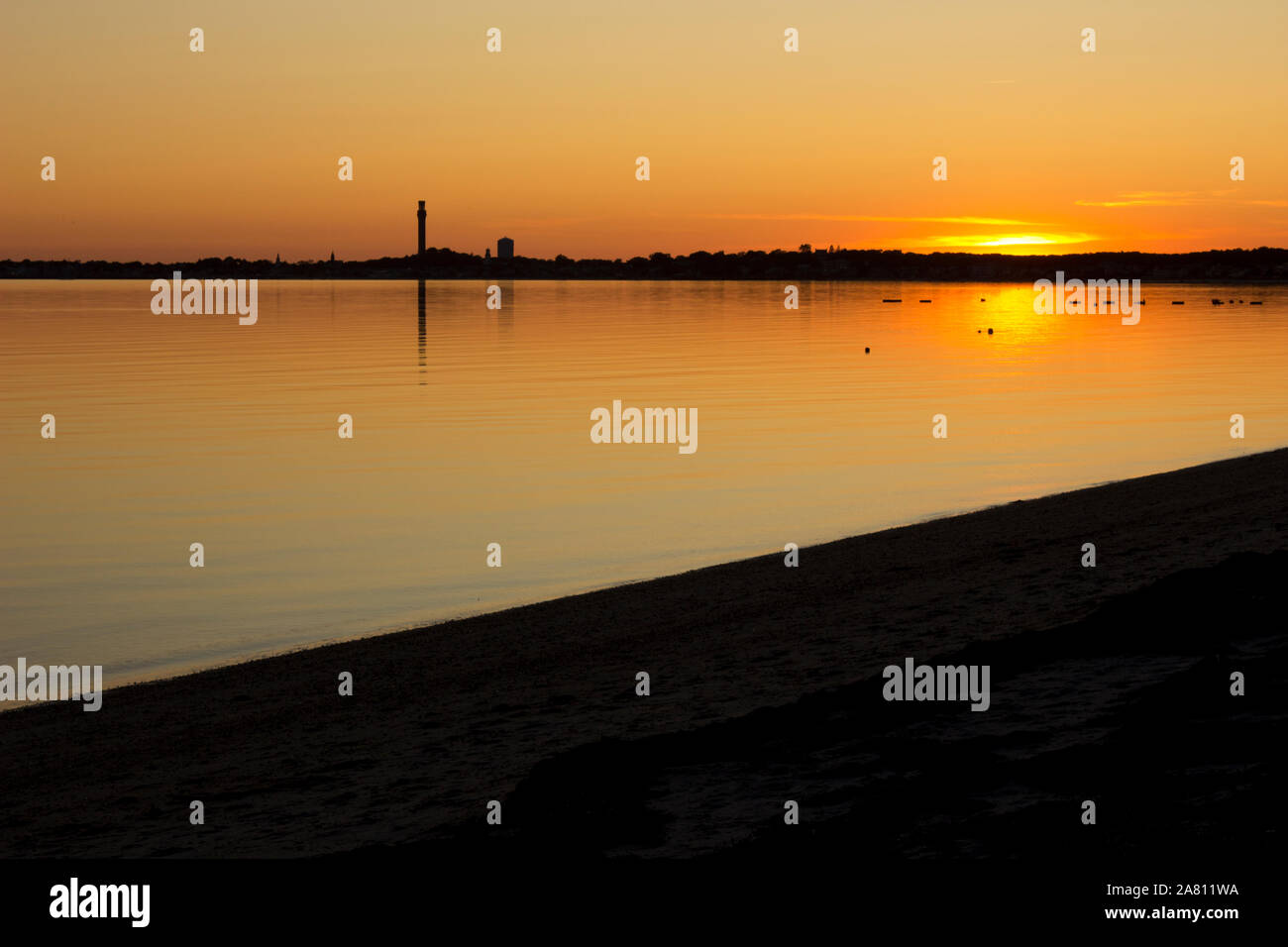 Cape Cod Bay Sunset Stock Photo - Alamy