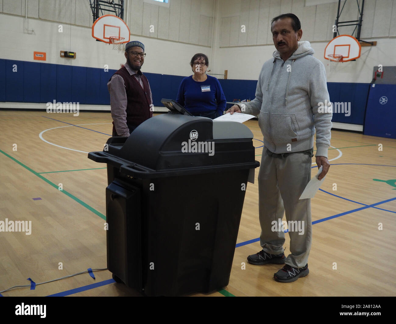 November 5, 2019, Virginia, USA: Northern Virginia Voter Casts Ballot ...