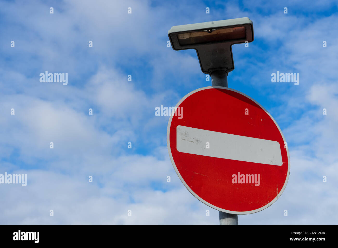 No entry warning signs hi-res stock photography and images - Alamy