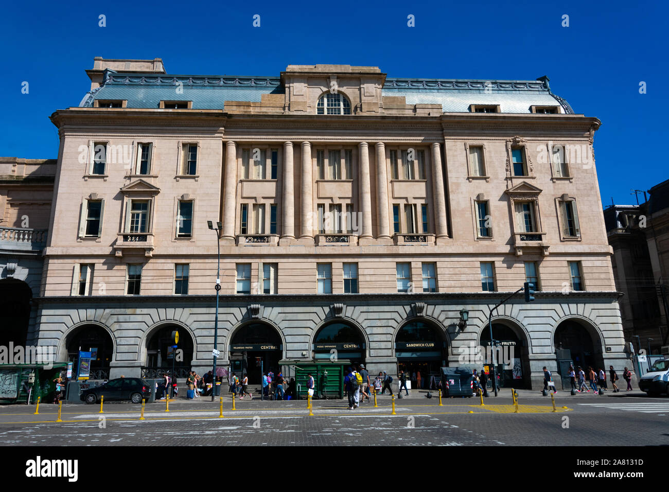 Buenos Aires, Argentina. October 26, 2019. Retiro Mitre railway station ...