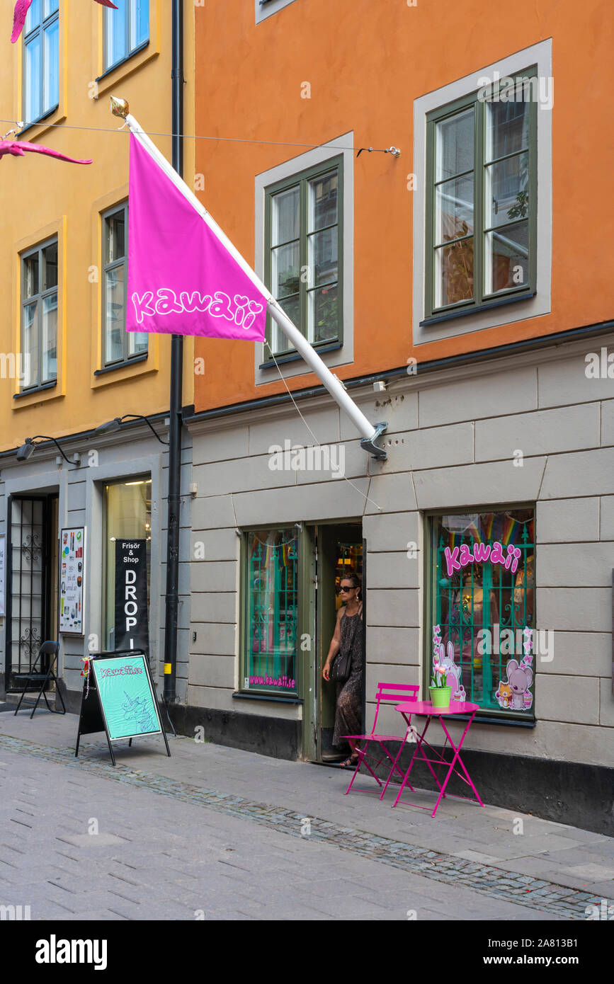 Shops and stores in Stockholm, Sweden Stock Photo - Alamy