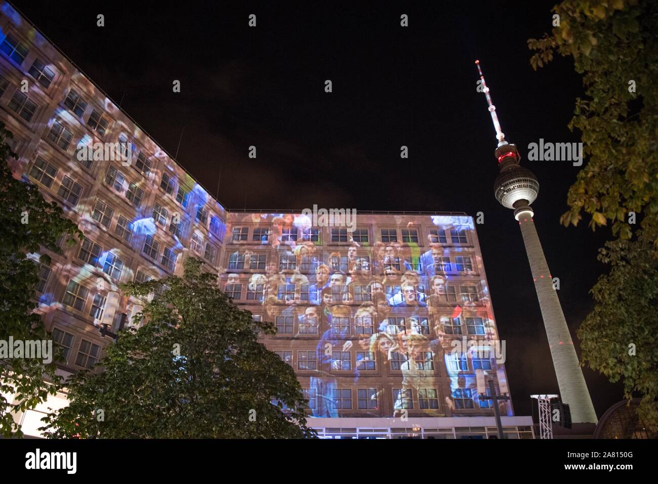 Berlin, Germany. 05th Nov, 2019. On Alexanderplatz, the historical ...