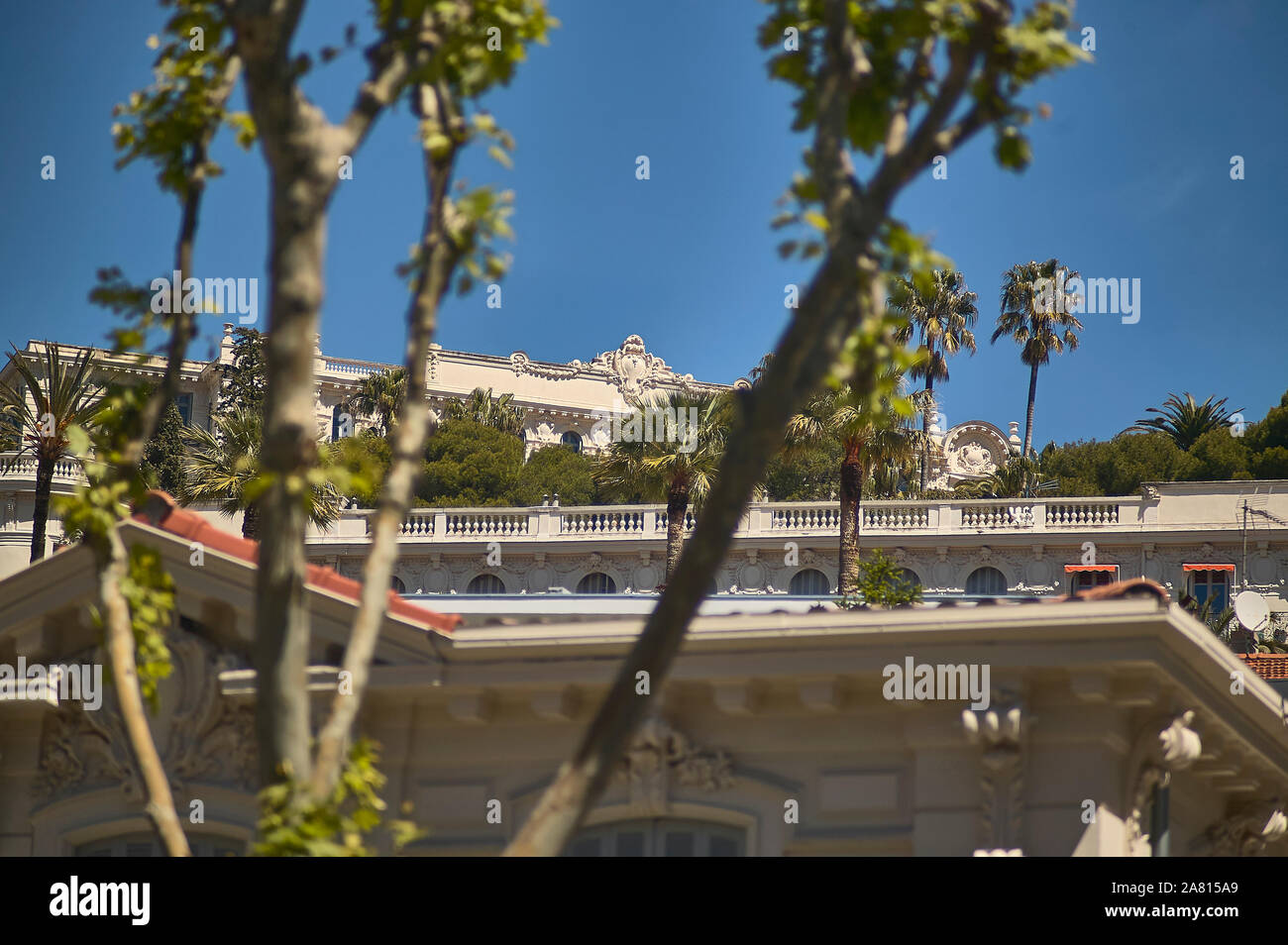 Baroque style terrace Stock Photo - Alamy