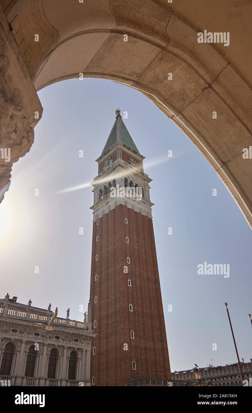 The bell tower of Saint Mark Stock Photo - Alamy
