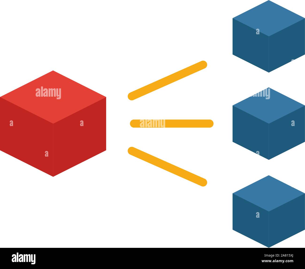 Transaction Block icon. Simple element from blockchain icons collection ...