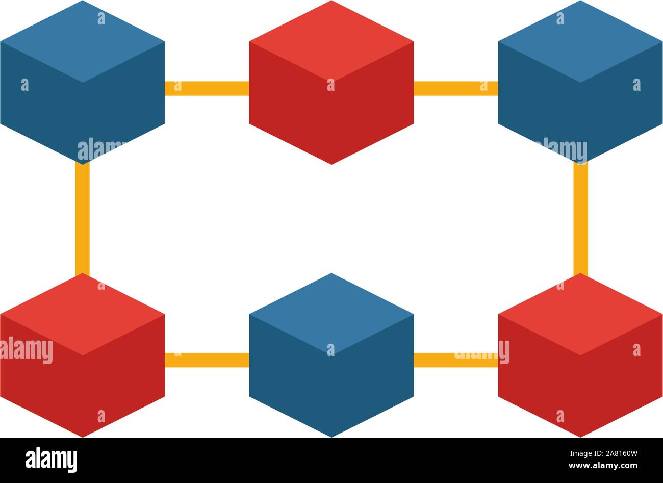 Chain icon. Simple element from blockchain icons collection. Creative ...