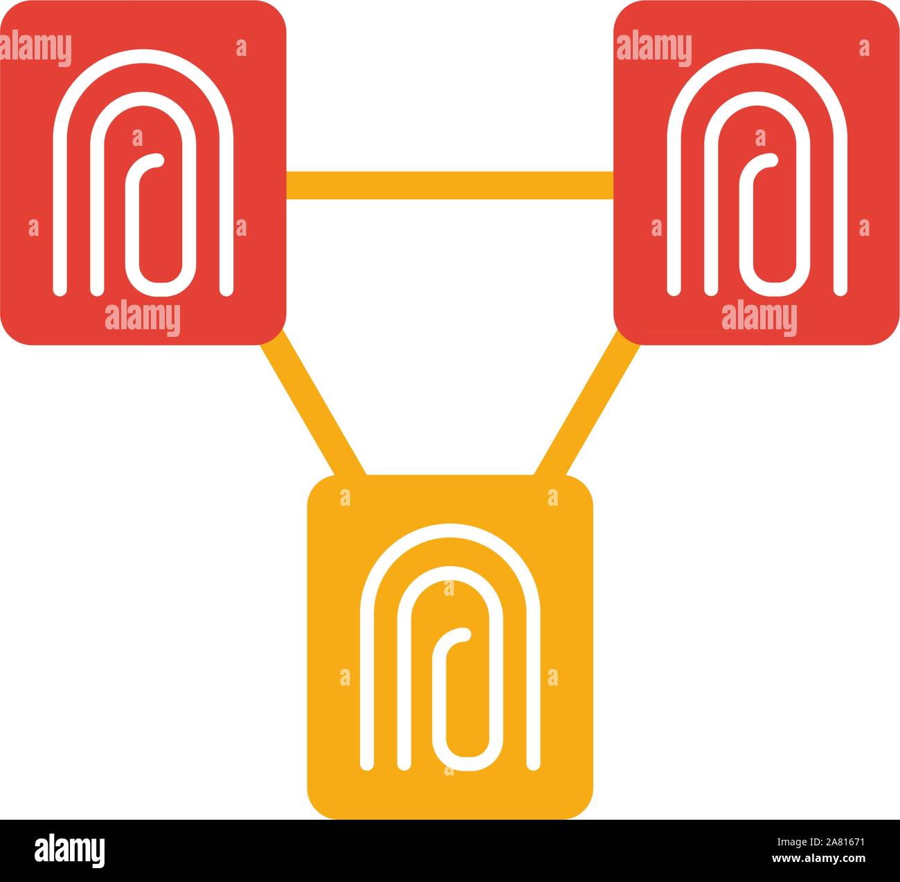 Multi Signature Icon Simple Element From Blockchain Icons Collection Creative Multi Signature